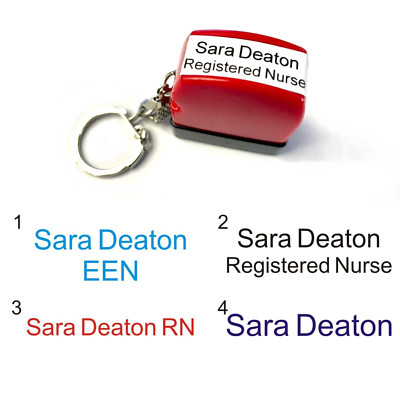 Pocket Size Custom Name Signature Stamp Pre-inked Registered Nurse RN ...