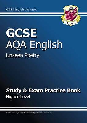 GCSE English AQA Unseen Poetry Study & Exam Practice Book - Higher (for ...