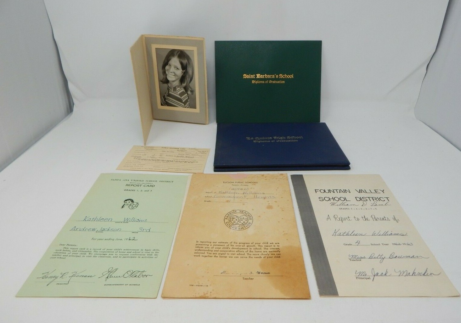 Real Report Card From The 80s