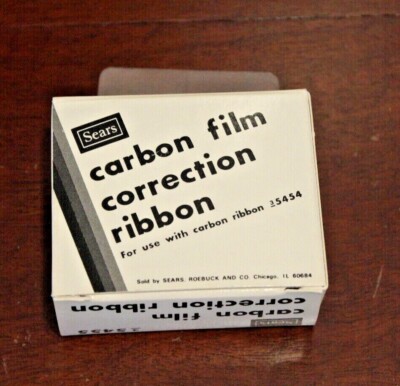 Sears Carbon Film Correction Ribbon 35454 | eBay