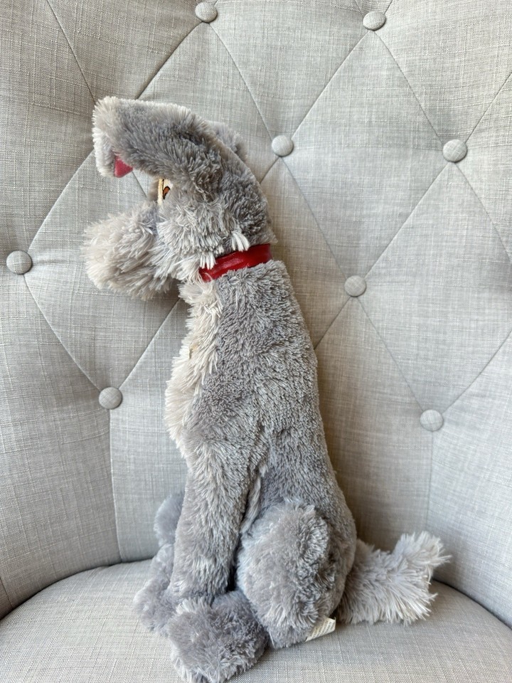 Vtg Disney Lady and the Tramp Tramp Plush Dog w/Collar Tag Plastic Nose ...