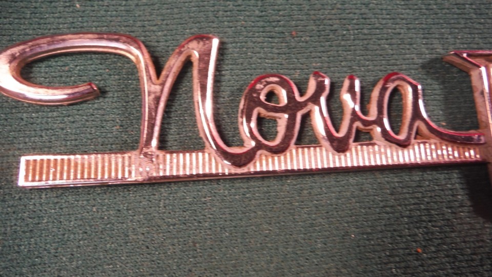 CH31 Chevy 2 Nova 400 Glove Box Emblem Vintage 1962 #3792297 CHEVY II ...