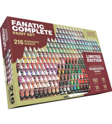 The Army Painter Warpaints Fanatic: Complete Set + extras (No Box- All ...
