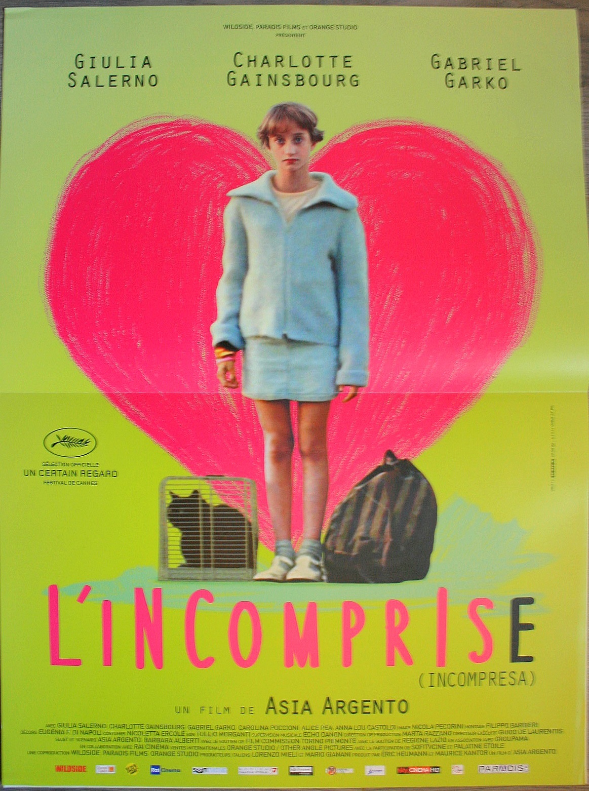 The MISUNDERSTOOD Poster Cinema/Movie to Be Sent Asia Argento Charlotte ...