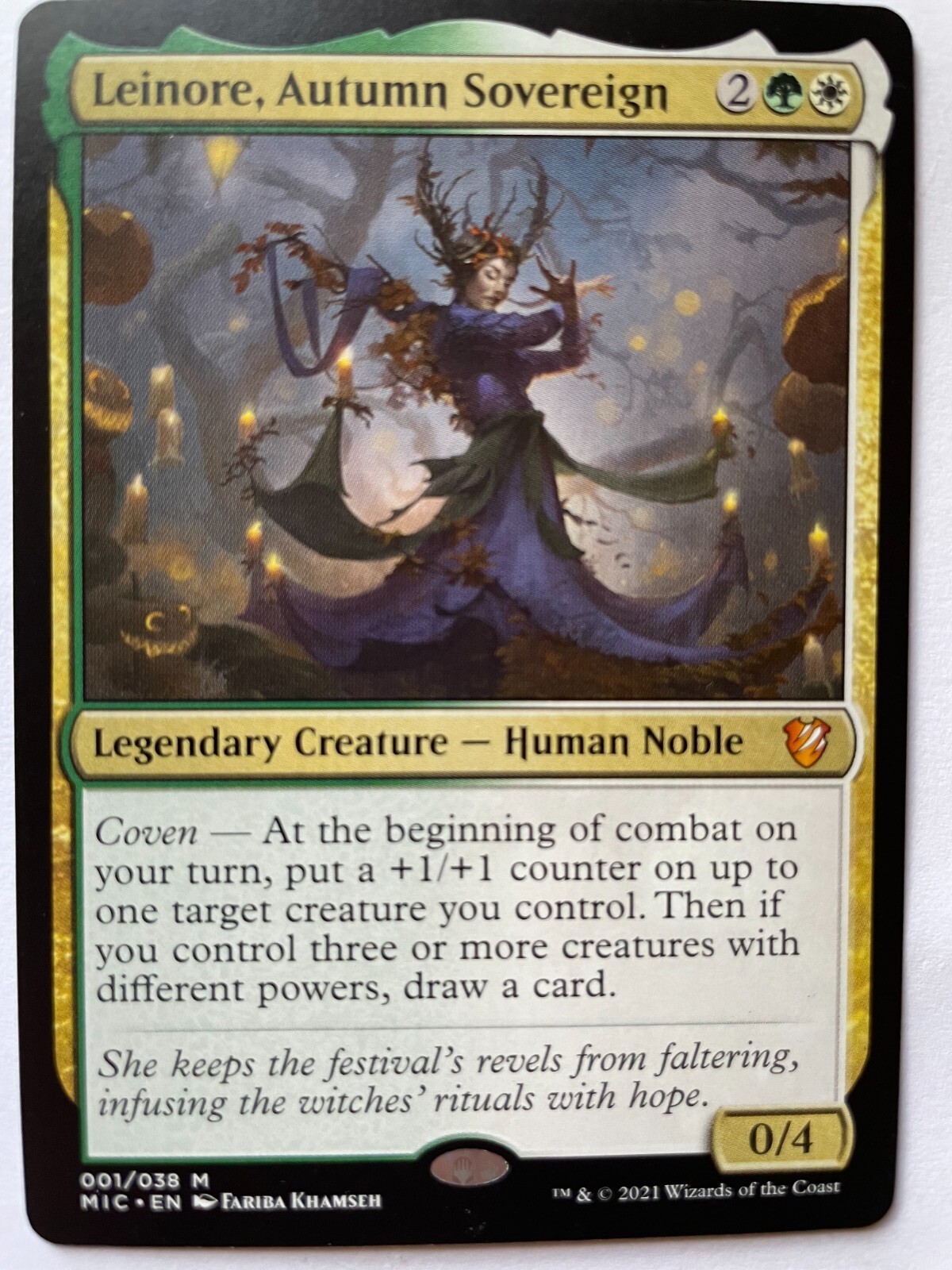 MTG Leinore, Autumn Sovereign Commander: Innistrad: Midnight Hunt 001/ ...