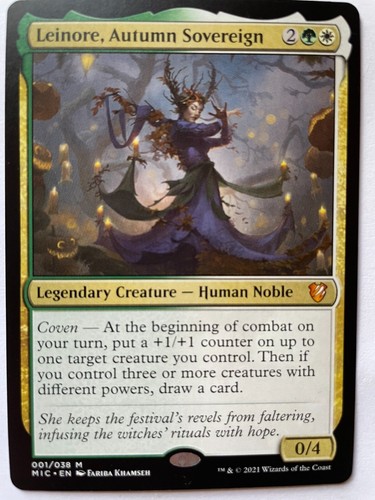 MTG Leinore, Autumn Sovereign Commander: Innistrad: Midnight Hunt 001/ ...
