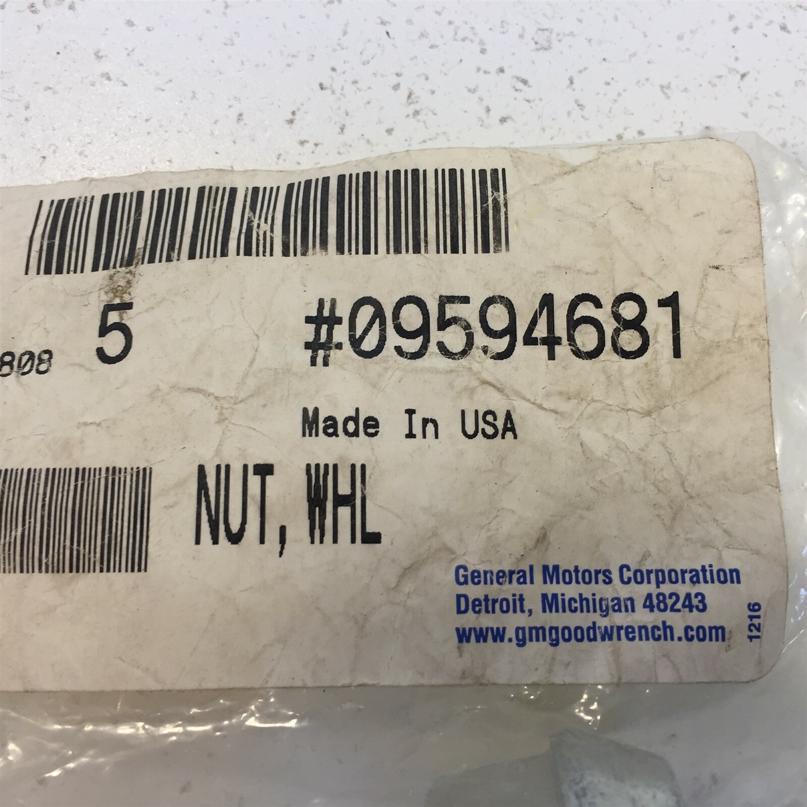 (2) Genuine GM 9594681 Wheel Nuts - Lot of 2 | eBay