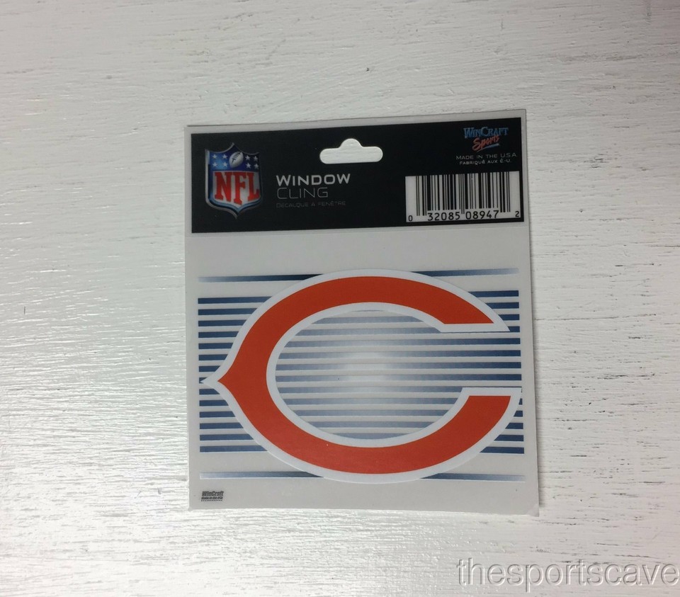 Chicago Bears Logo Static Cling Sticker NEW!! Window or Car! WC ...
