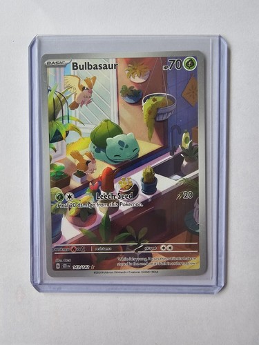 Bulbasaur 143/142 Illustration Rare - Stellar Crown Pokemon TCG - NM | eBay
