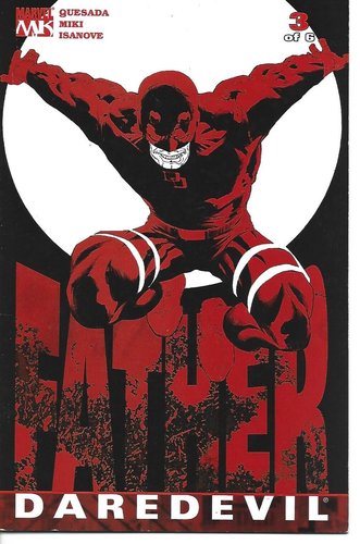 DAREDEVIL FATHER #3 JOE QUESADA COVER MARVEL COMICS 2005 BAGGED AND ...