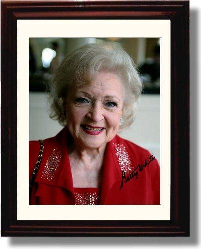 16x20 Framed Betty White Autograph Promo Print | eBay