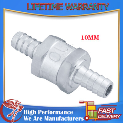 Inline Check Valve Fuel Diesel Liquid Air One Way Non Return 3/8" (10mm ...