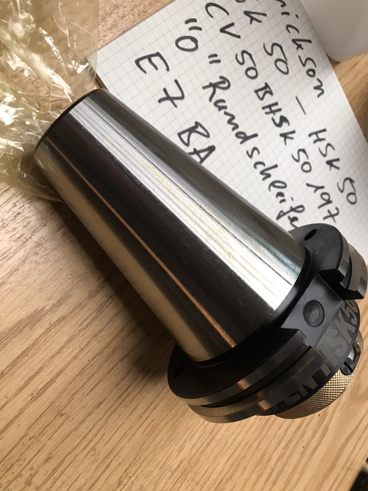 Gühring SK 50 auf HSK-C 63 Adapter mit Werkzeugspannung Aufnahmen incl ...