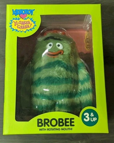 Yo Gabba Gabba Brobee Collectible Figure KidRobot - Rare NIB | eBay