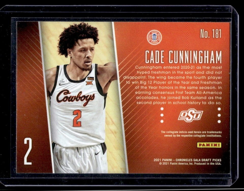 2021-22 Panini Gala Cade Cunningham Rookie G1 Detroit Pistons #181 | eBay