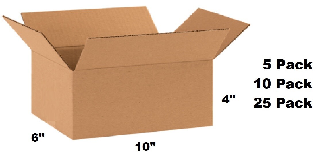 Lot of 10x6x4 Cardboard Paper Box Mailing Packing Shipping Box ...