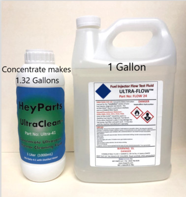 Fuel Injector Calibration & Testing Fluid includes Cleaning solution 4 ...