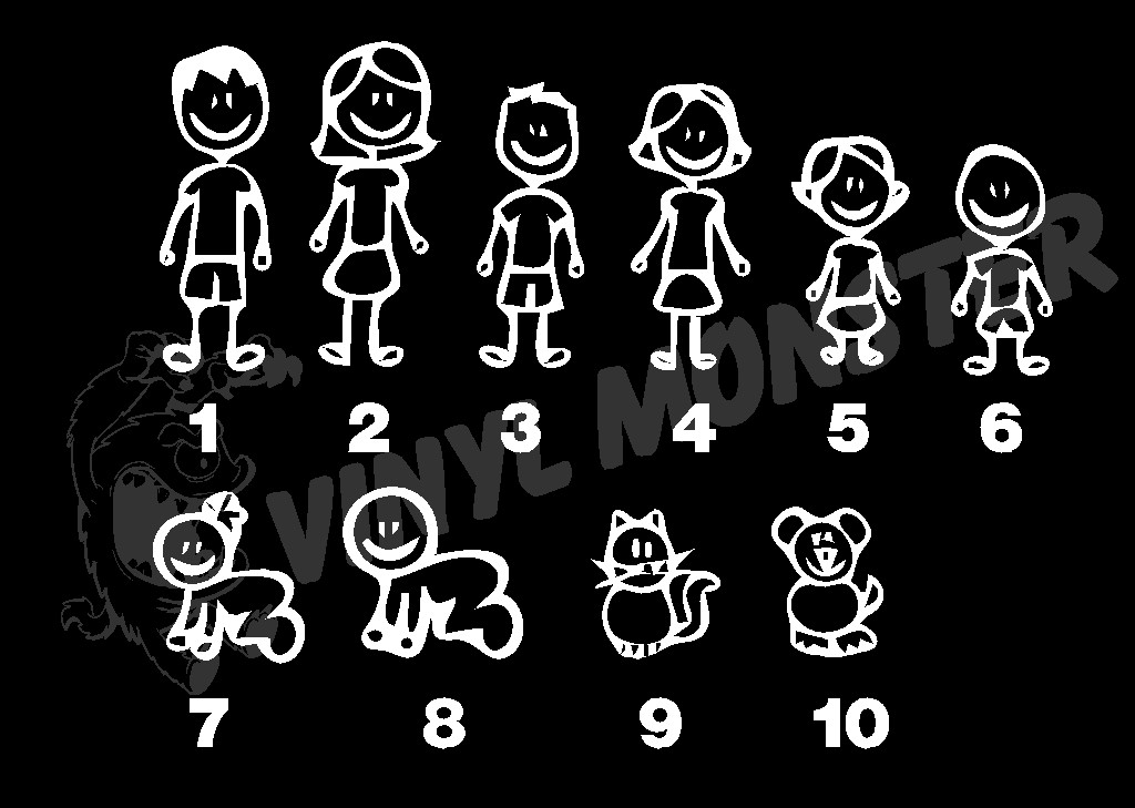 Stick Figure Children