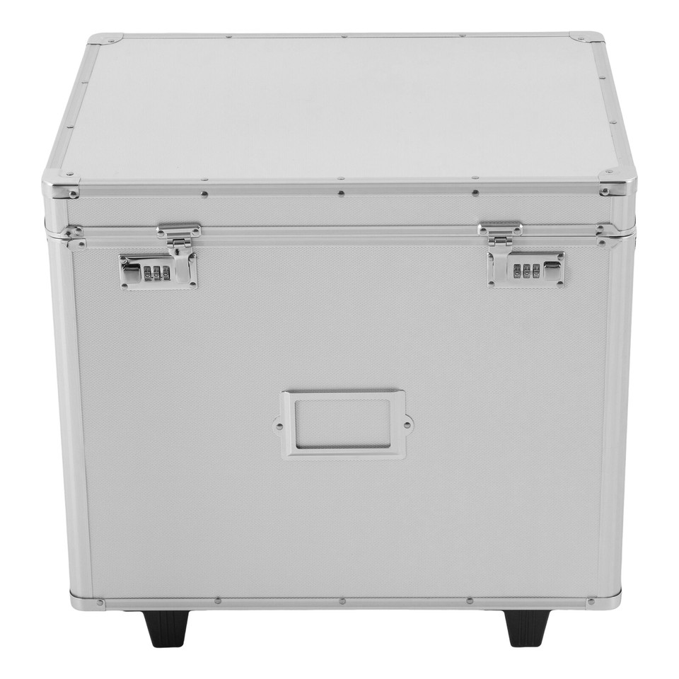 Locking Mobile Business Case！ Aluminum Alloy File Lock Box！ Hand pull ...