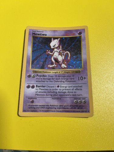 Base Set Shadowless Mewtwo Holo 10/102 Lot | eBay