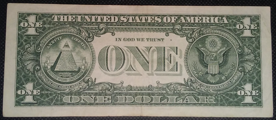 **WEB PRESS NOTE** ((EXPERIMENTAL)) $1 1993 Plate #1/9 Federal Reserve ...