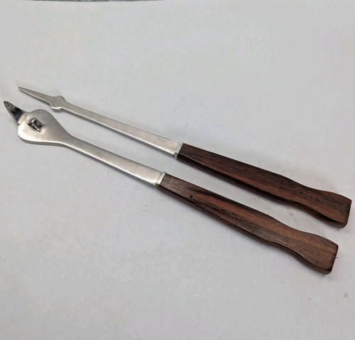 MCM Teak Handles Barware 2 Set 1907 International Auto Utensils ...