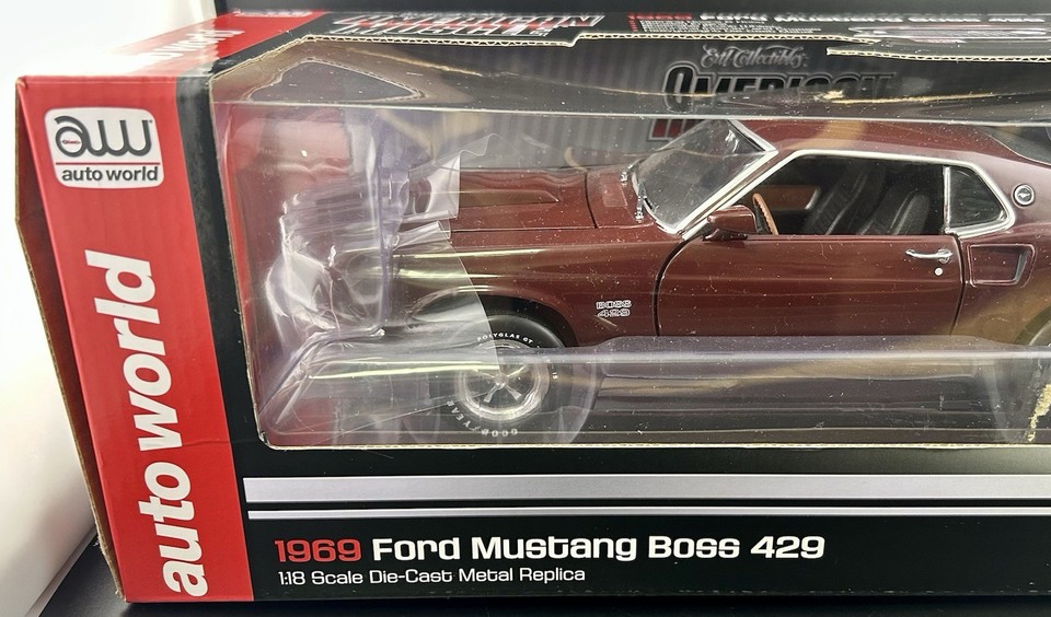 1969 “UR FIRED” Ford Mustang Boss 429 Ertl American Muscle 1:18 Auto ...