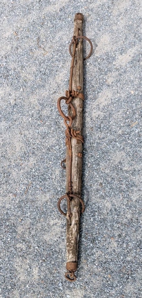 Antique Mule Horse Ox Whiffletree Large Hook Rustic Primitive Decor ...