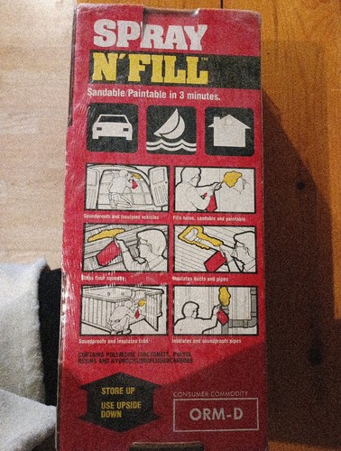 1992 Spray N'Fill Foam Insulation Kit Insta-Foam Products ORM-D New ...