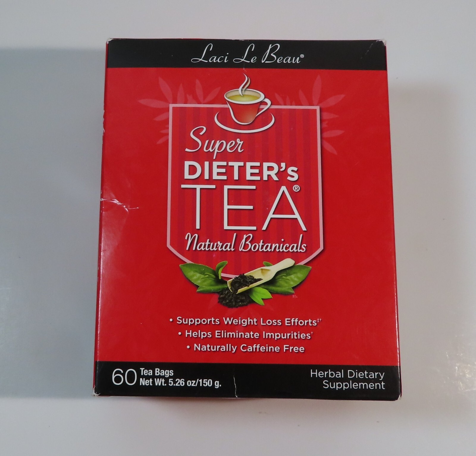 Laci Le Beau Super Dieter's Tea All Natural Botanicals 60 Tea Bags EXP ...