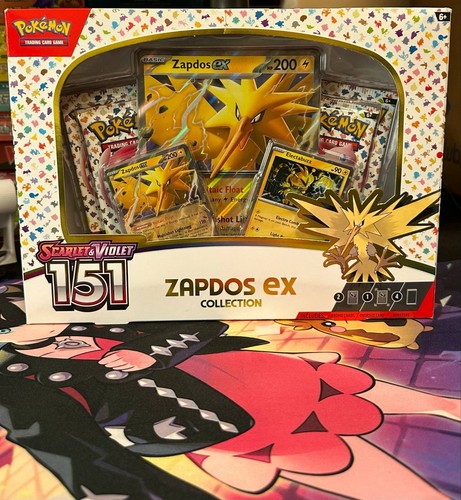 POKÉMON 151 ZAPDOS EX COLLECTION – SEALED SV151 BOX – PROMO & BOOSTER ...