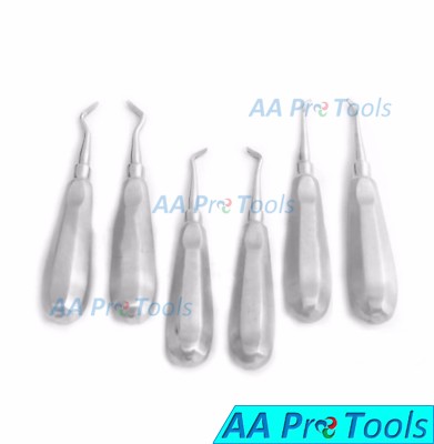 6 Miller Dental Tooth Extracting East West Elevator Right+Left Rounded ...