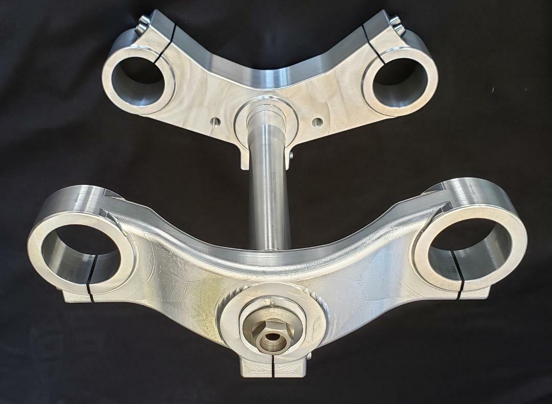 HARRIS GS1100 TRIPLE CLAMPS MAGNUM F1 VINTAGE SUPERBIKE RACE DYMAGS ...