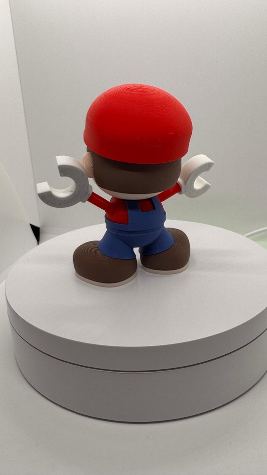 Mini-Mario Toy Super Mario Bro’s 3D Printered | eBay