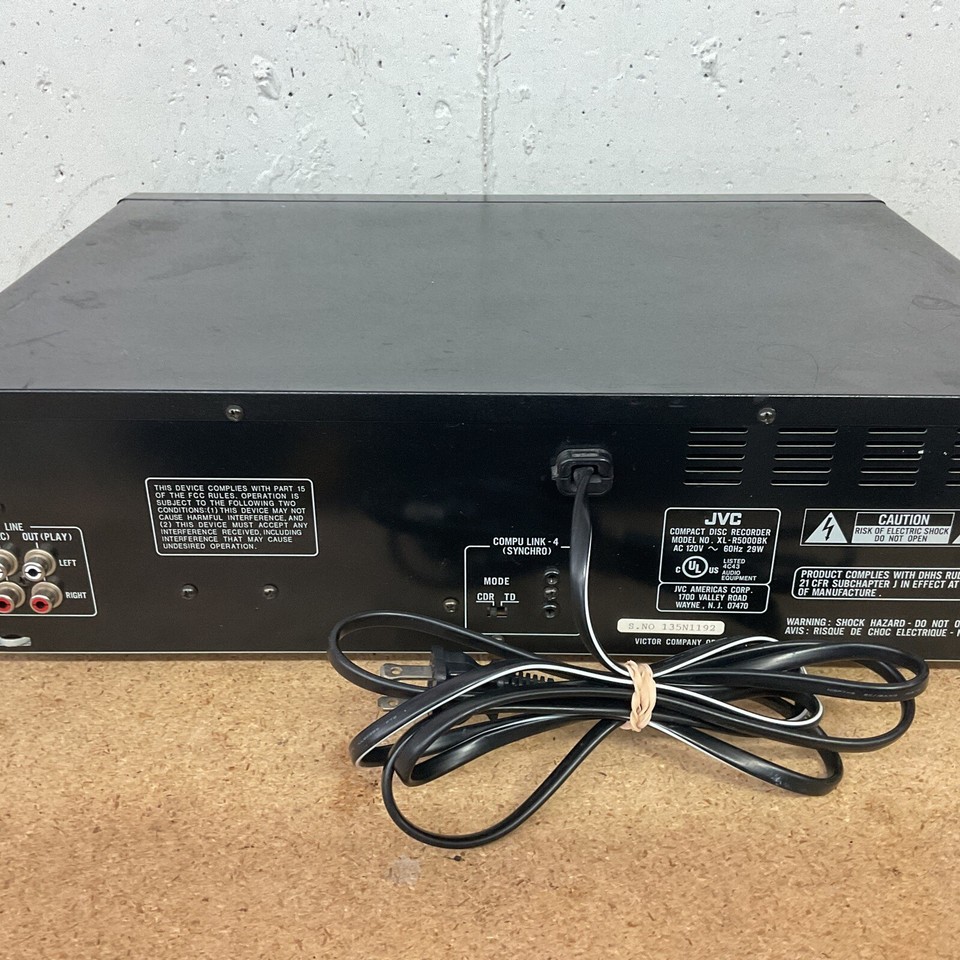 JVC XL-R5000 CD/CDR Multiple Compact Disc Recorder (P8) | eBay