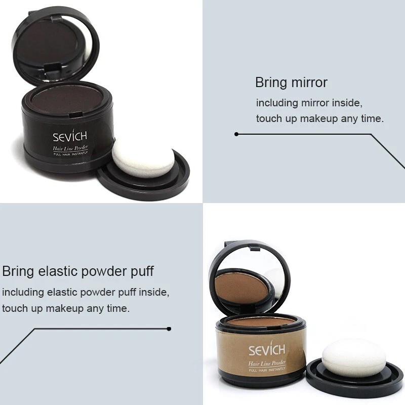 sevich waterproof hair powder 4g concealer root touch cover up hairline ...