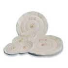 Buffalo Dental 5" x 45 ply muslin buff, center hole for tapered chuck ...