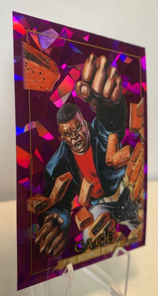 2024 Marvel Masterpieces '92 Platinum Cage Purple Crystals | eBay