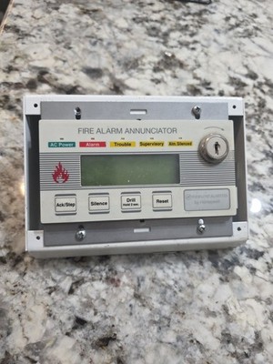 Fire-Lite LCD-80F Fire Alarm Annunciator 4534 With Included Back Box | eBay