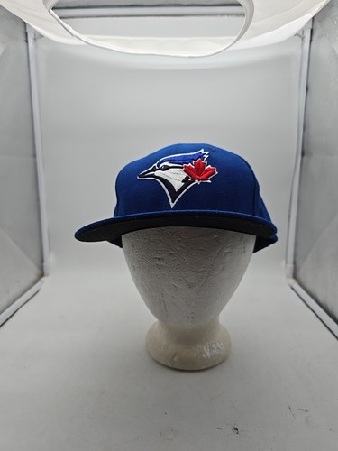 Toronto Blue Jays x New Era Blue Fitted 7 5/8 Hat Genuine MLB Cap Merch ...