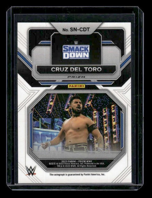 2023 Panini Prizm WWE #SN-CDT Cruz del Toro Silver AUTO | eBay