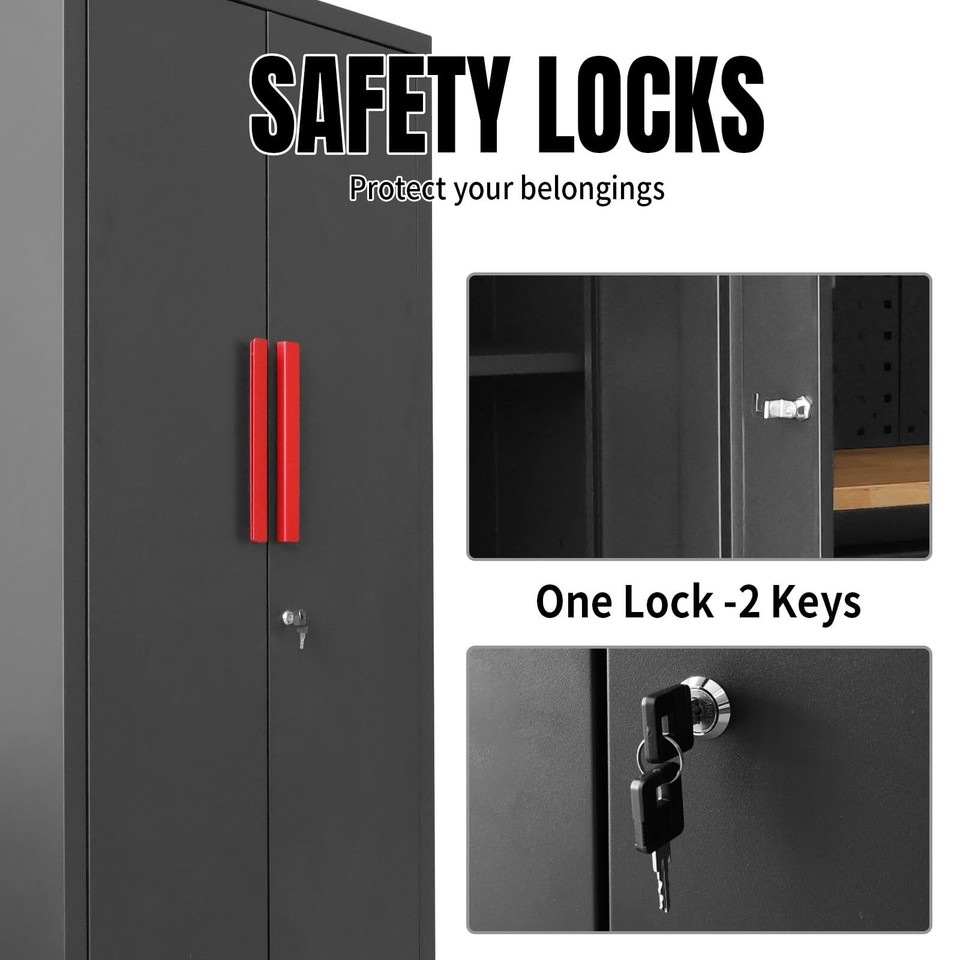 Torin Storage System for Organizing Garage and Tools 8 Piece Gabinets ...