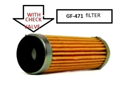Gas Filter GF-471 Replacement used on many GM carbonated engines | eBay
