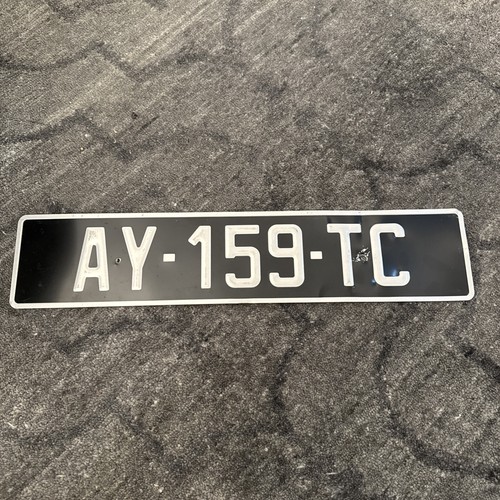 France OLD TIMER License Plate 2019 French 🇫🇷 Classic Car Tag AY 159 TC ...