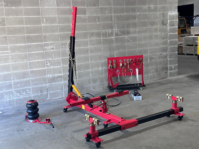 NEW Portable Auto Body Frame Machine Puller 10,000 PSI Foot Pump FREE ...