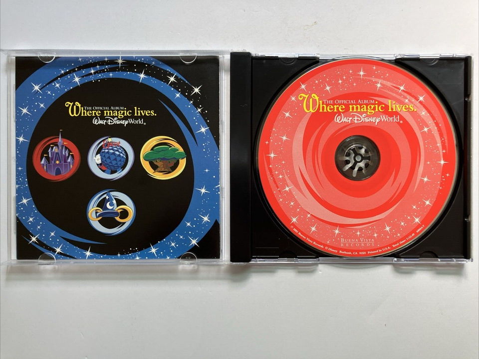 Walt Disney World Where - Magic Lives The Official Album CD - Disney ...