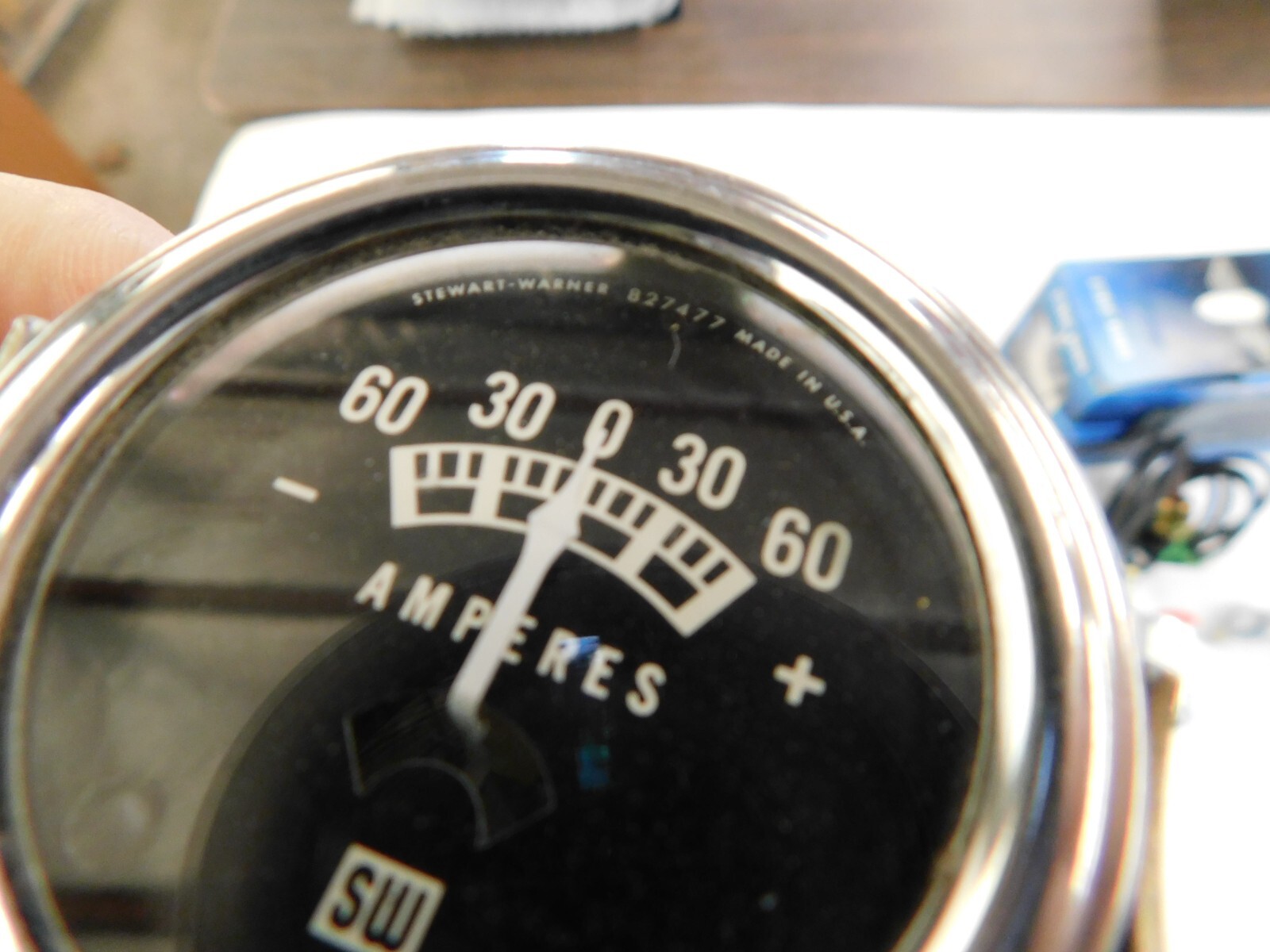 NOS OEM 1970 Stewart Warner Amp Gauge Amperes Mustang Shelby | eBay