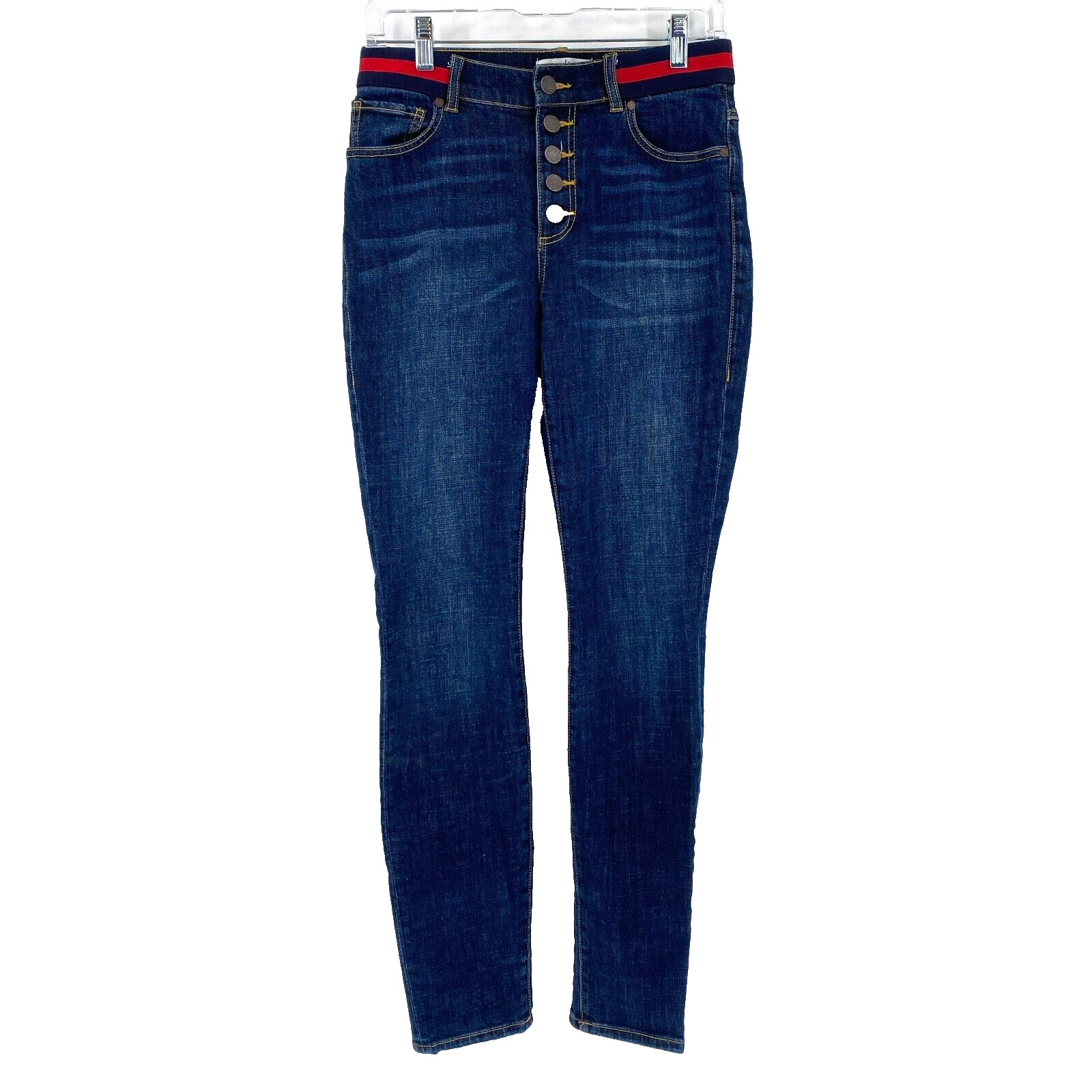 Cabi Womens Button Fly Skinny High Rise Style 3751 Je… - Gem