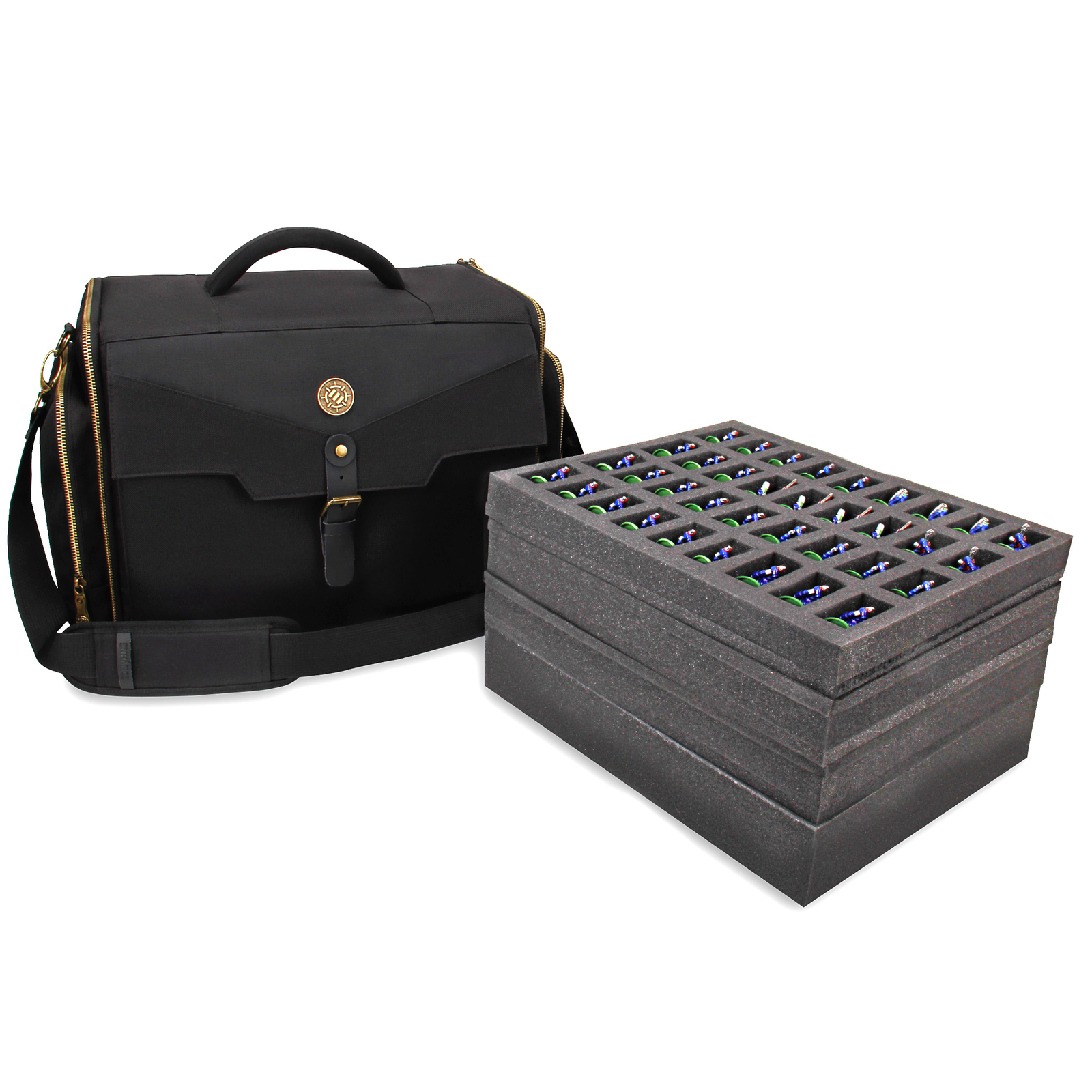 ENHANCE Miniatures Figure Vault - Carrying Case for 108 Minis + Custom ...