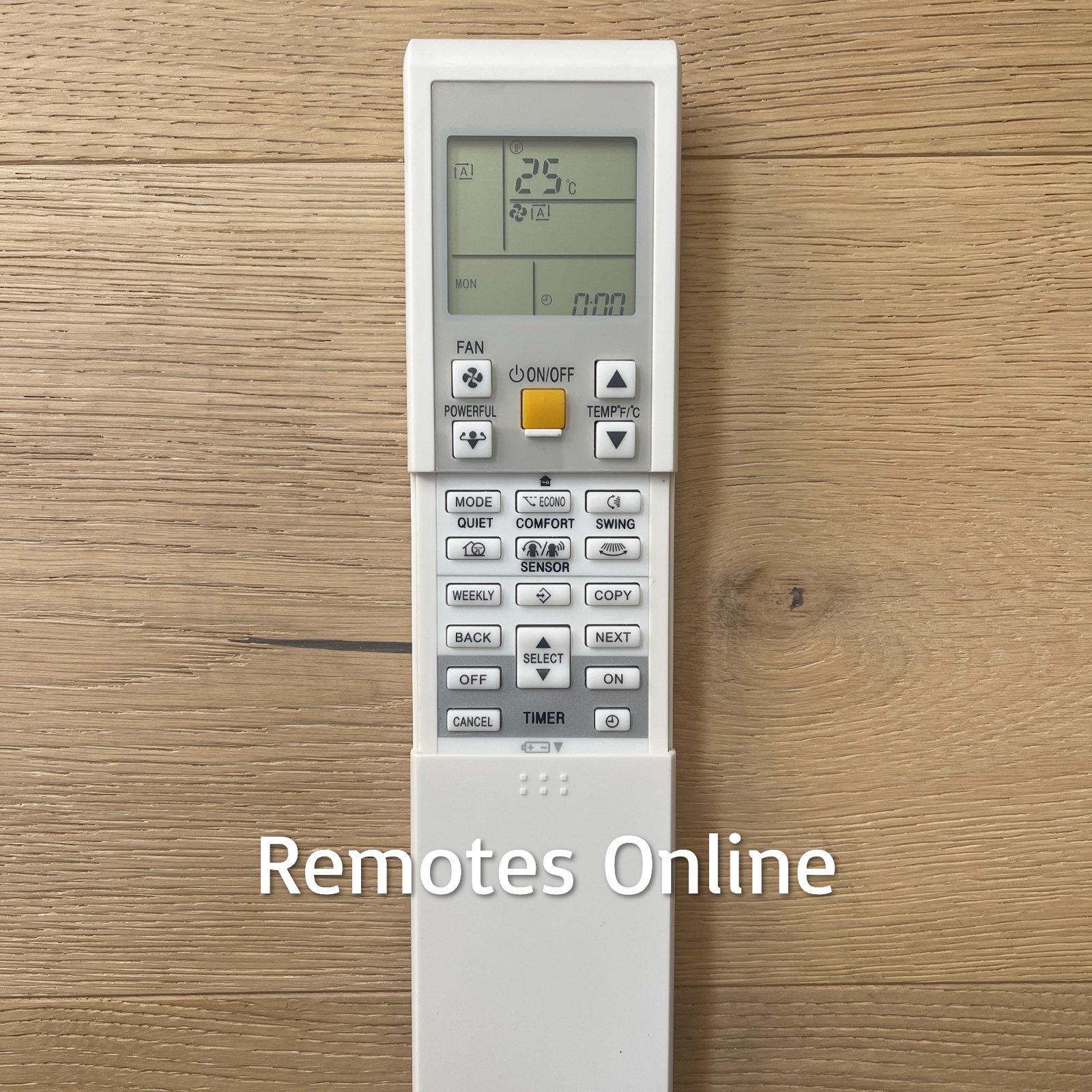 Remote Control for Daikin A/C FTXV20WVMA, FTXV25WVMA, FTXV35WVMA ...